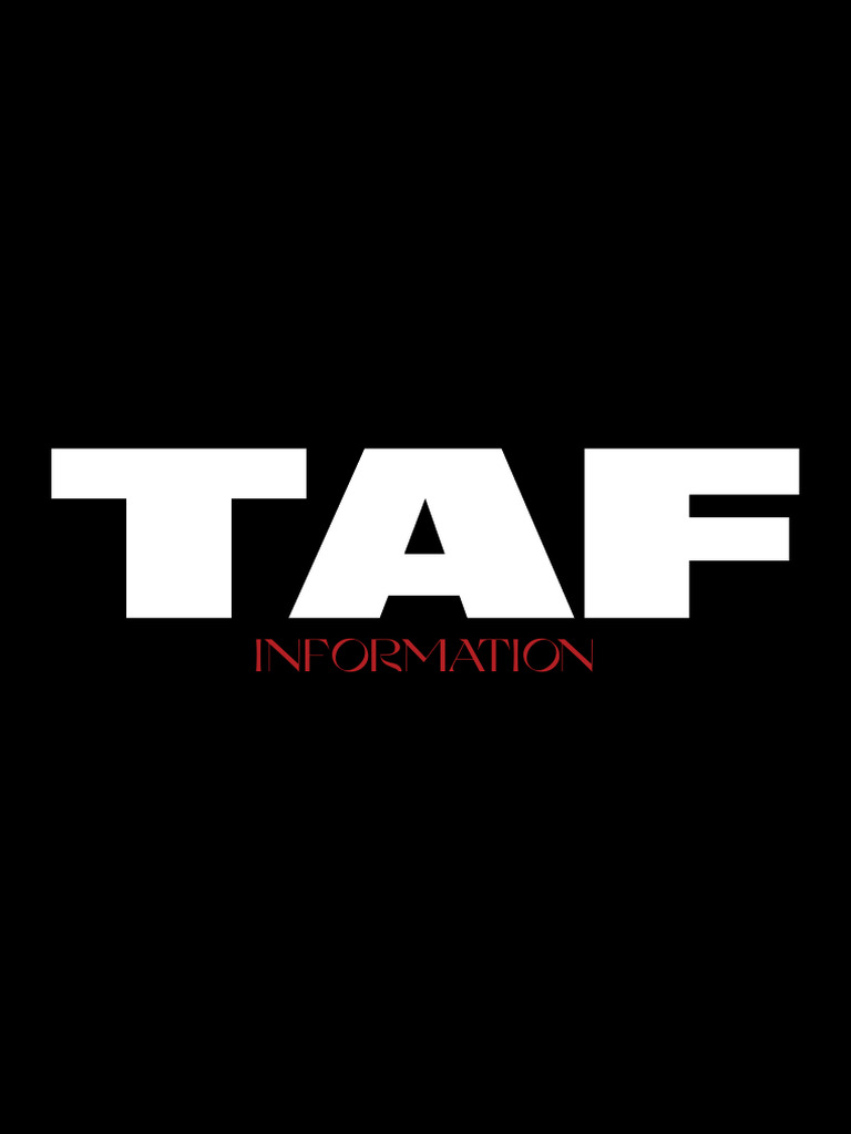 Taf'25 Information | PDF