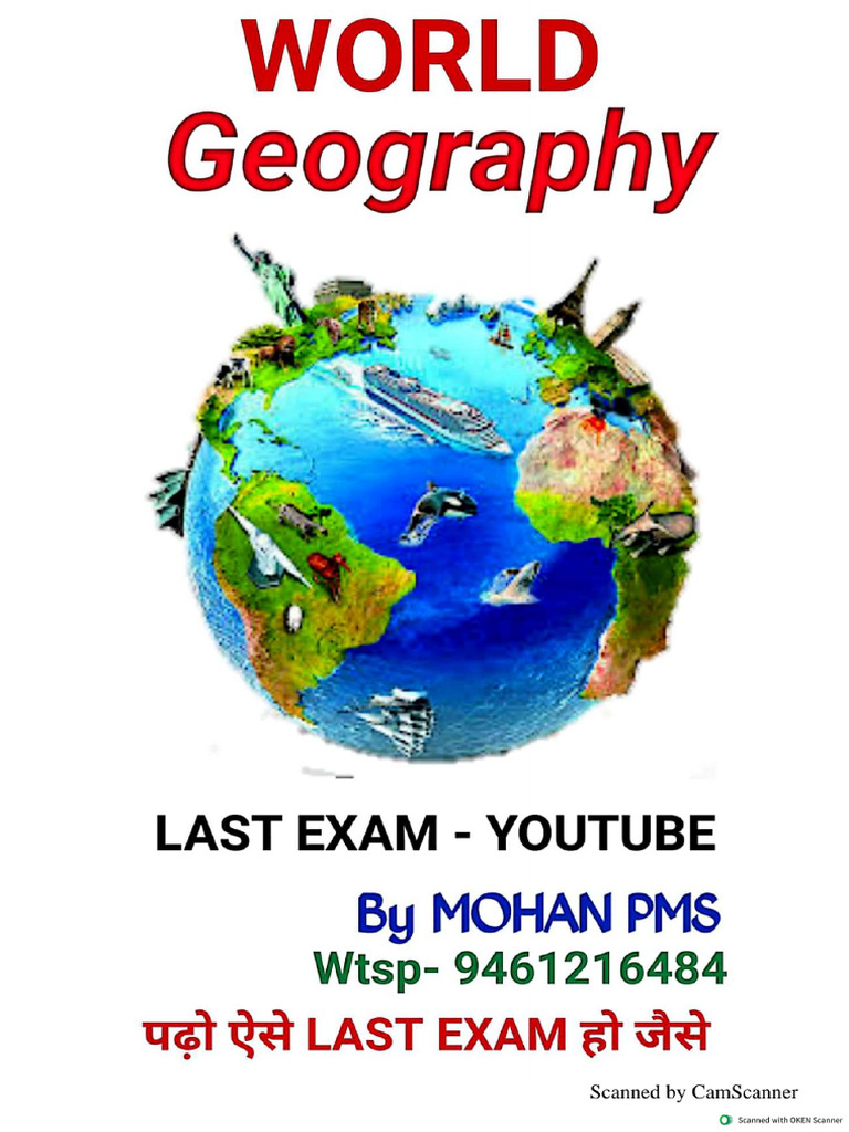 World Geography Class Notes by Last Exam | PDF