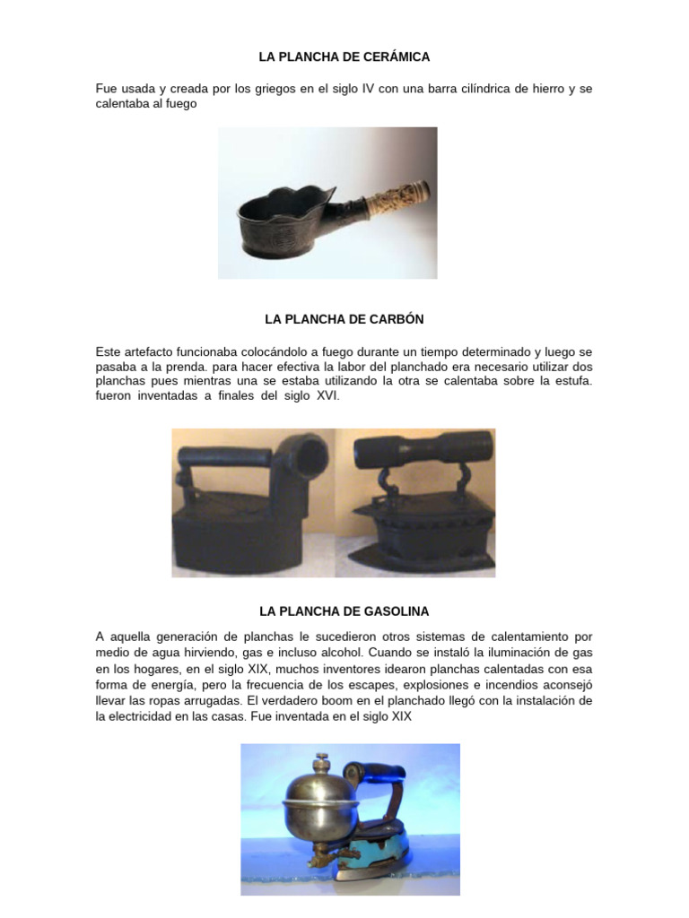Linea de Tiempo de La Plancha | PDF | Sector secundario de la economía | Tecnología energética
