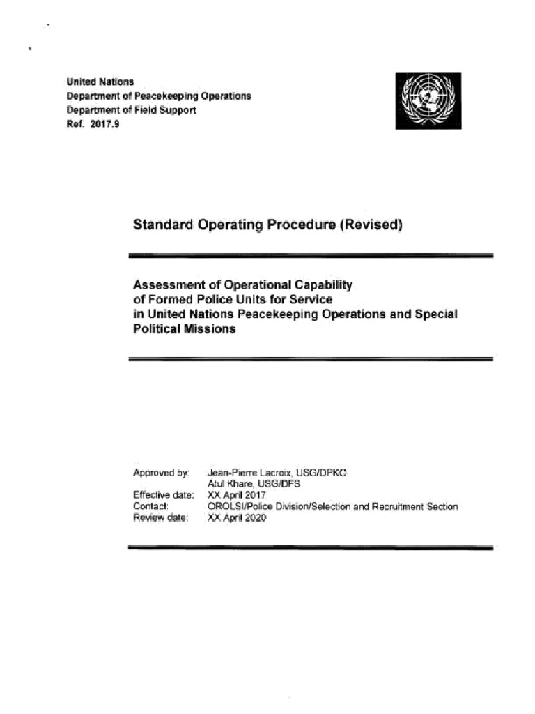 Fpat Sop 2017 (Eng) | PDF