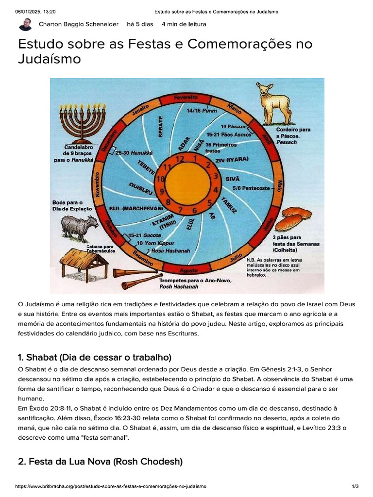 Festas Judaicas | PDF