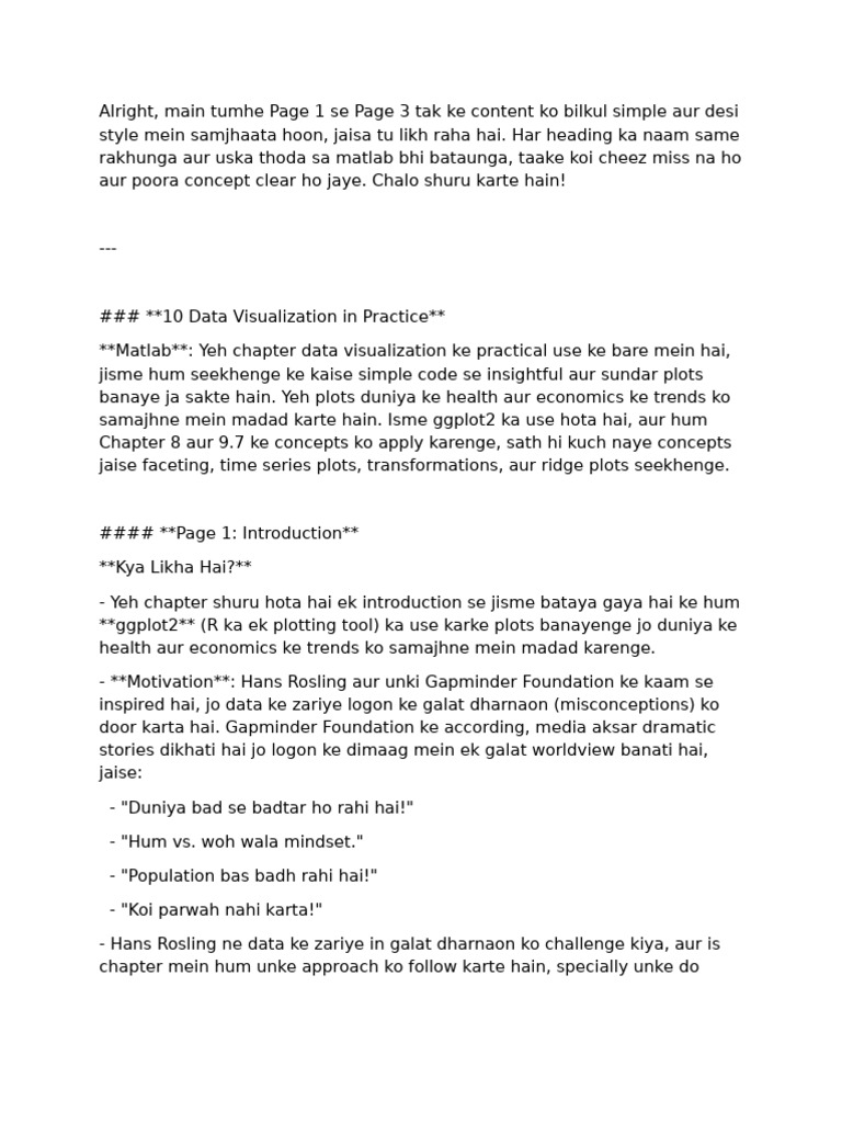 10 Data Visualization Word | PDF