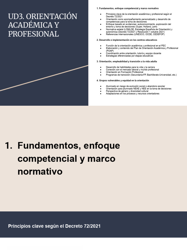 TEMA 3.pptx | PDF | Educación vocacional | Cognición