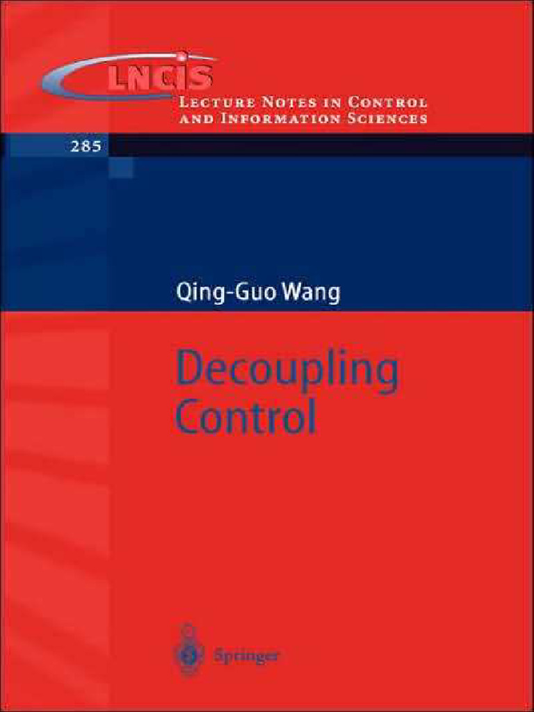 Wang Decoupling Control | PDF | Control Theory | Eigenvalues And Eigenvectors