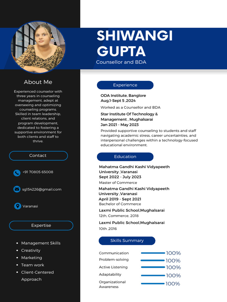 Black Modern Professional Resume | PDF