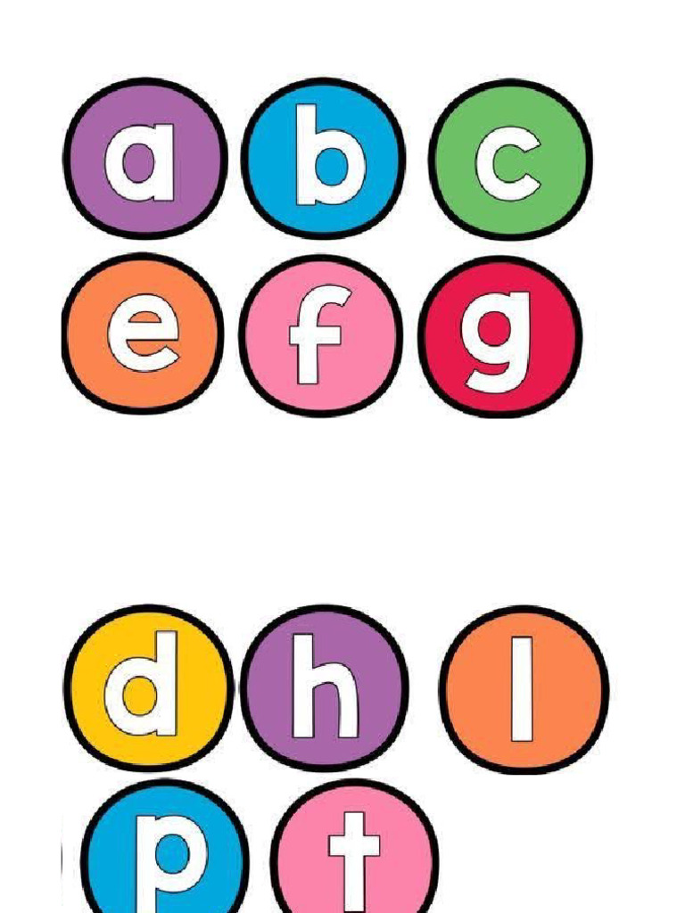 Abecedario en Circulo | PDF