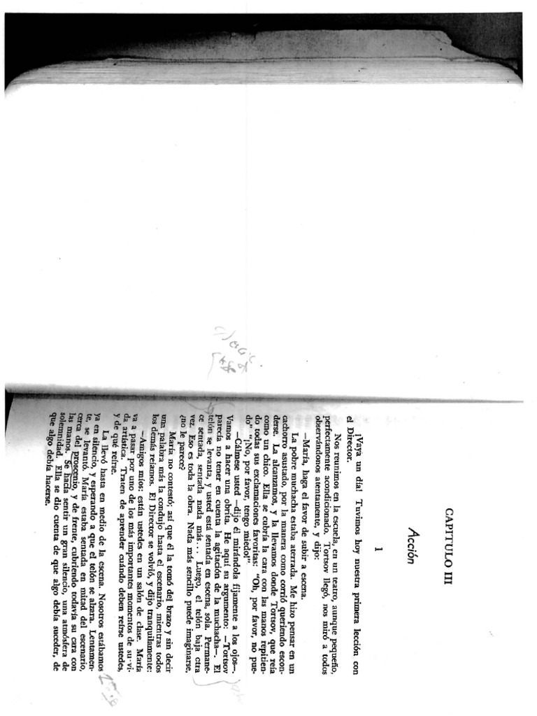 Un Actor Se Prepara - Cap - III Acciőn p28-29 | PDF