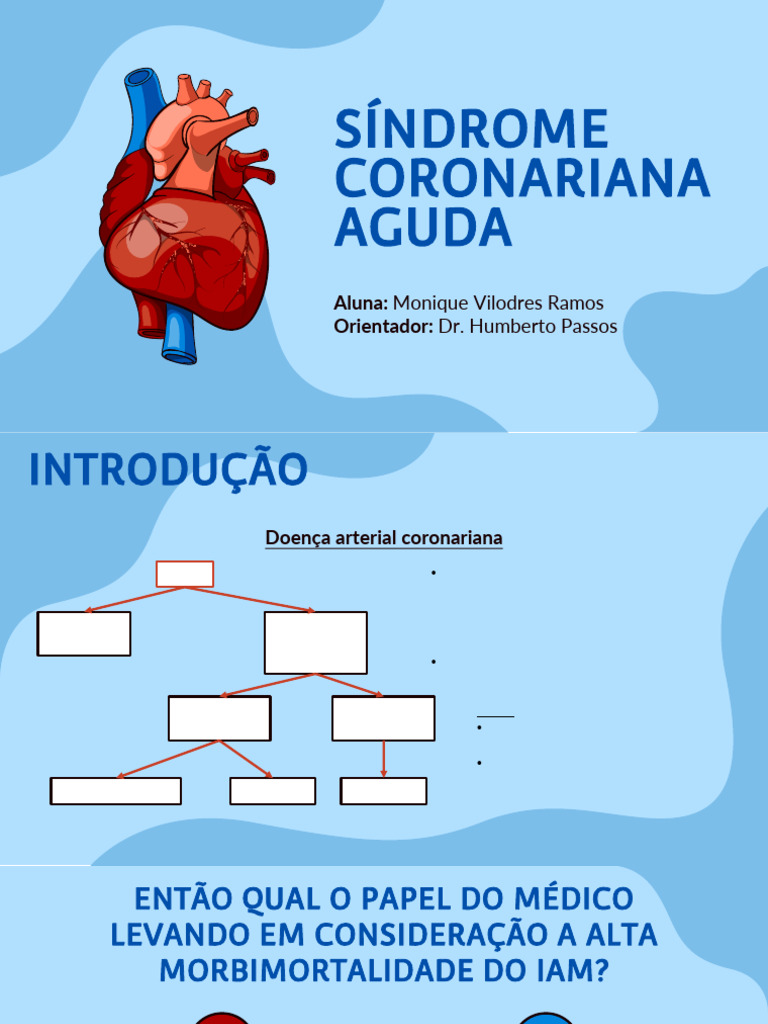 Síndrome Coronariana Aguda - Monique Vilodres Ramos | PDF | Doenças e ...
