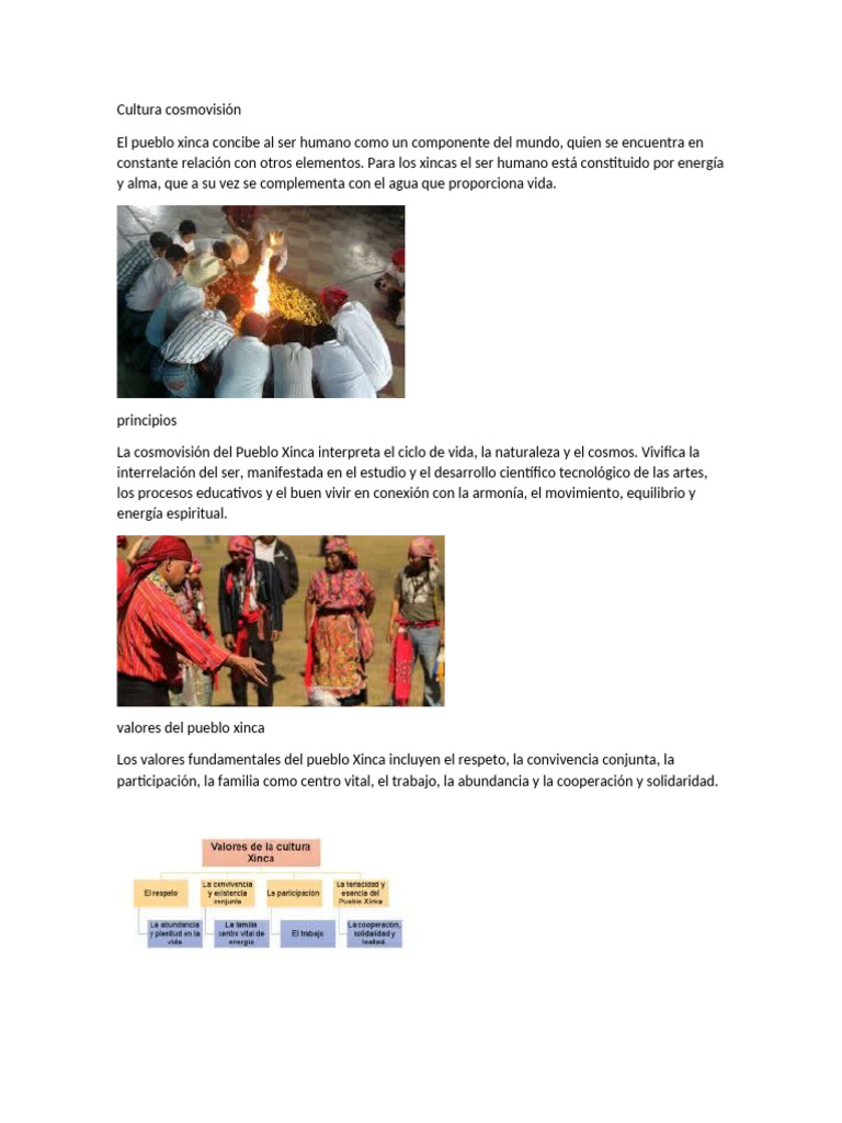 Cosmovisión del Pueblo Xinca | PDF