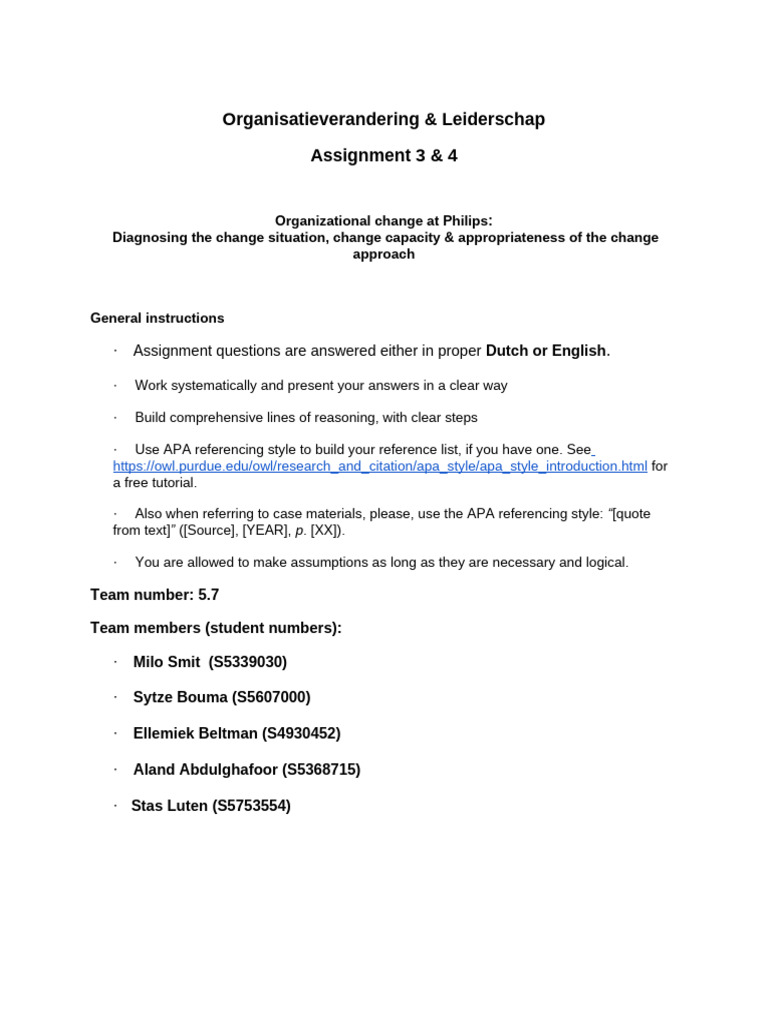 OVL Opdracht3+4 Team5.7 | PDF