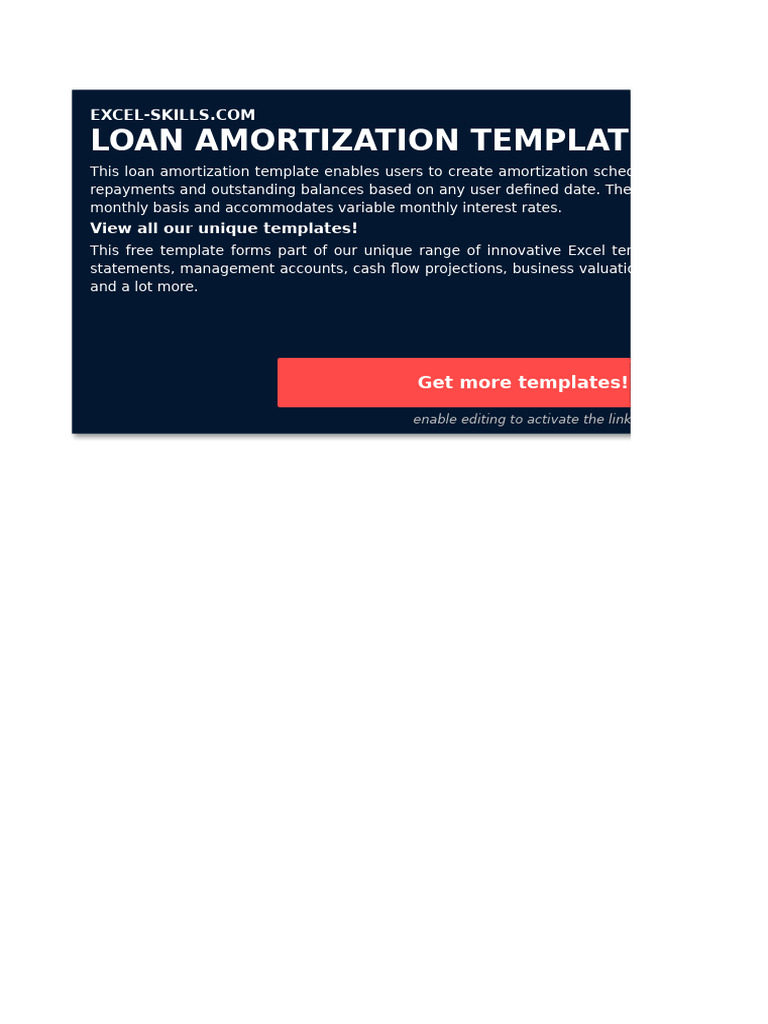 Loan Amortization | PDF | Interest | Loans