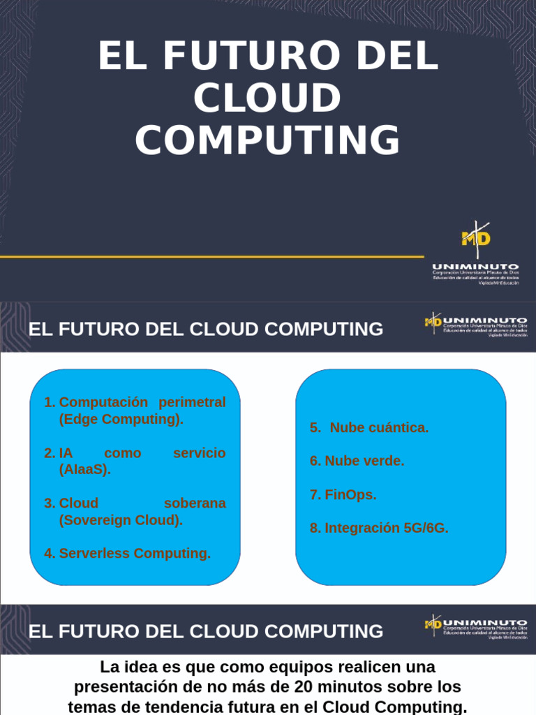 01 - El Futuro Del Cloud Computing | PDF