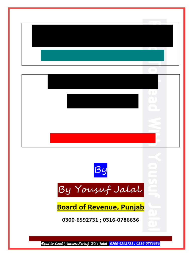 Math and Ability 2022 Questions by Yousuf Jalal | PDF | Area | Interest