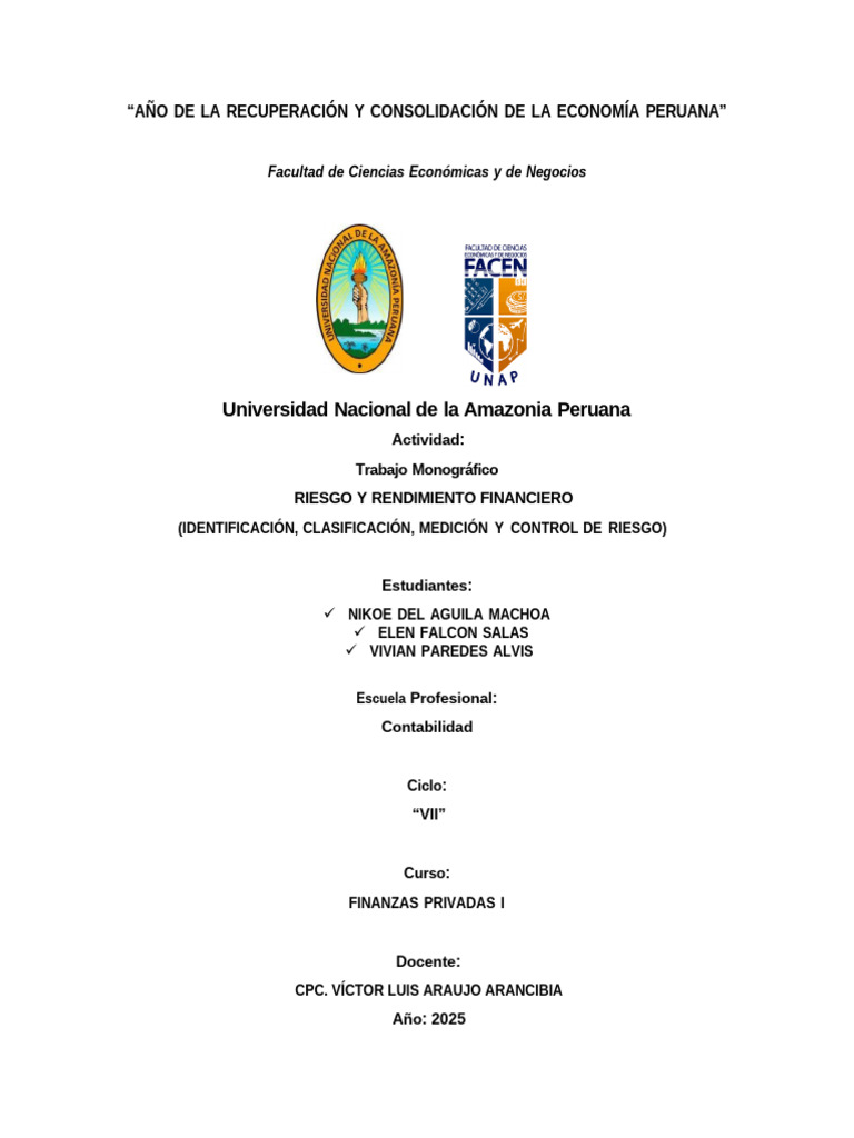 Finanzas Privadas I (1) - 1 | PDF | Interés | Inversiones