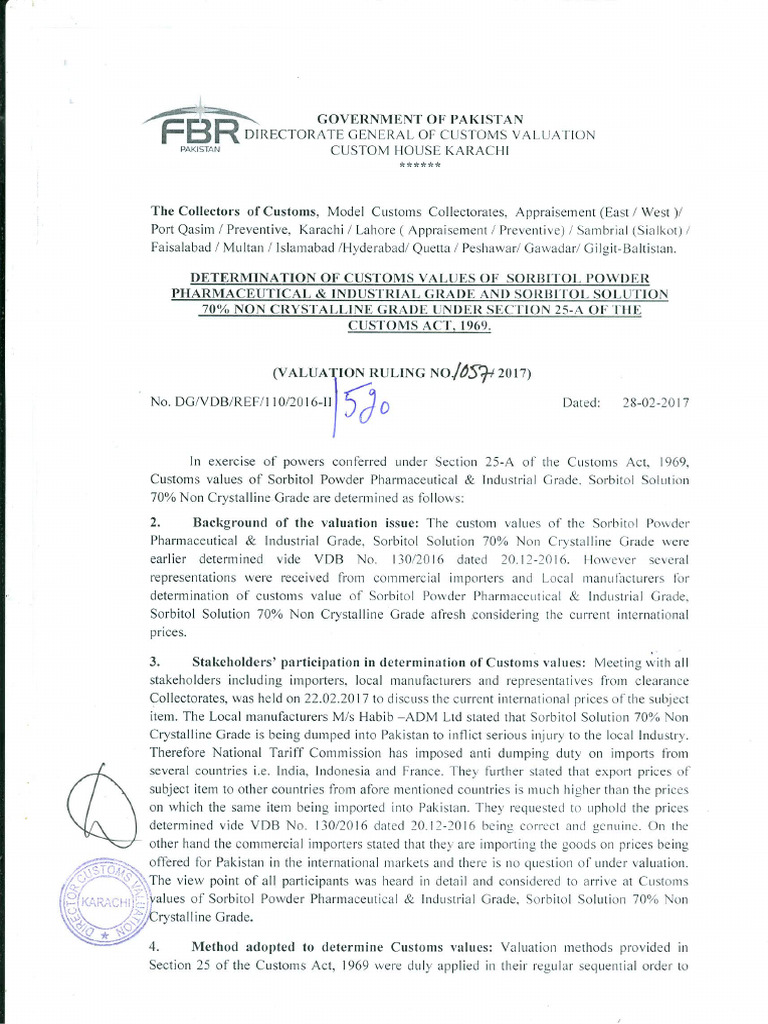 Valuation Ruling 1057 | PDF