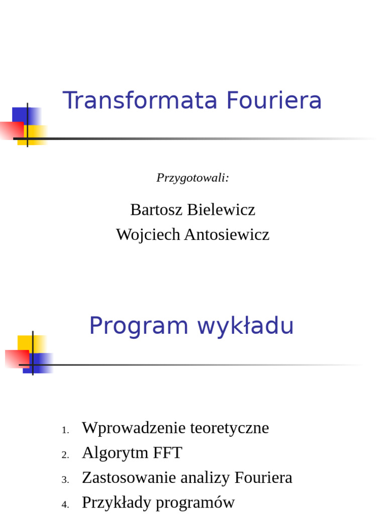 Transformata Fouriera Dobre | PDF