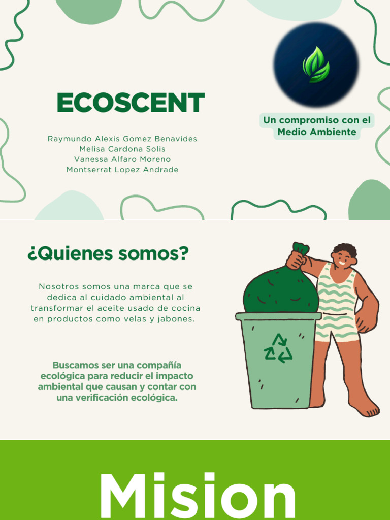 Ecoscent: Productos Ecológicos Innovadores | PDF | Aplicación movil | Marca