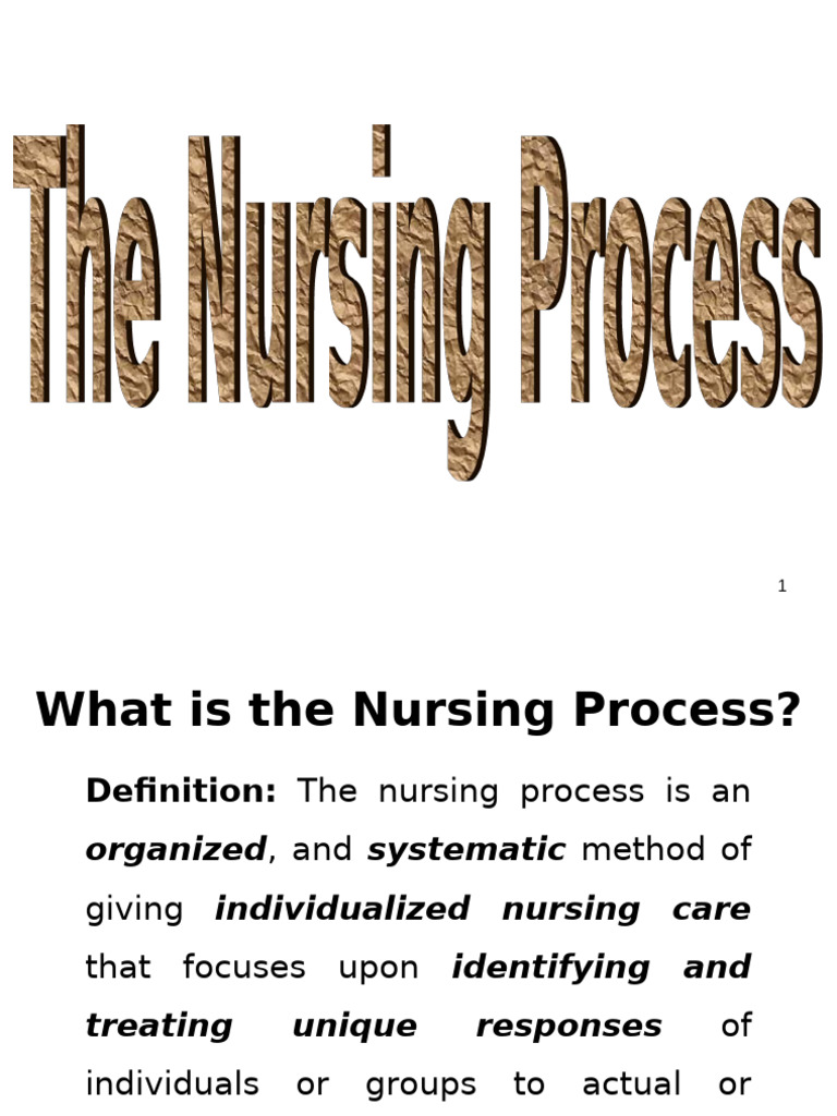 Nursing Process Power Point | PDF | Nursing | Medical Diagnosis