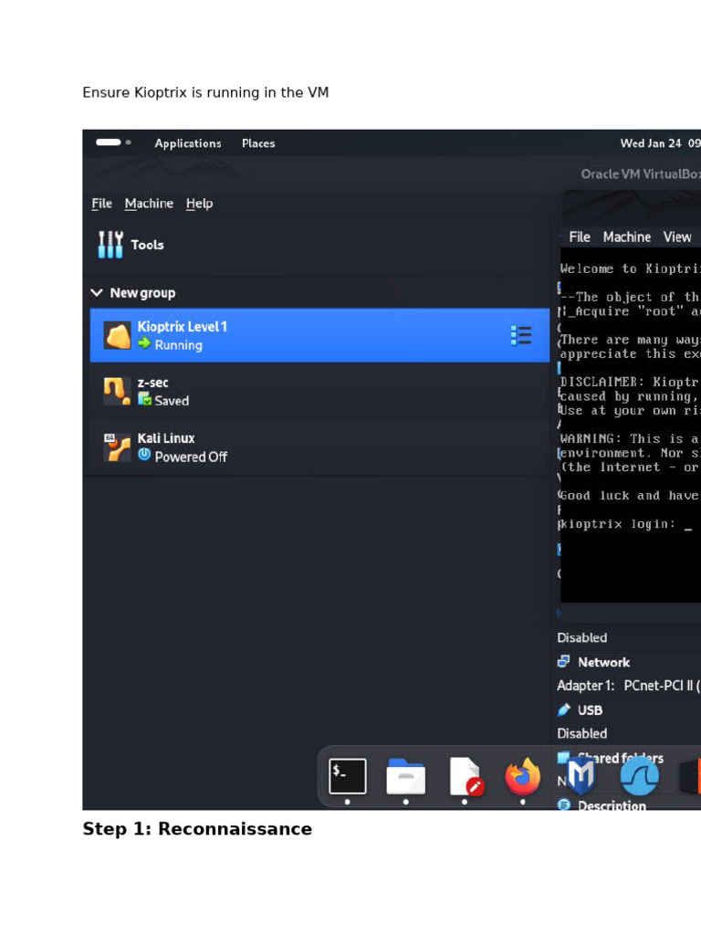 Ensure Kioptrix Is Running in The VM | PDF | Exploit (Computer Security) | Computer Science