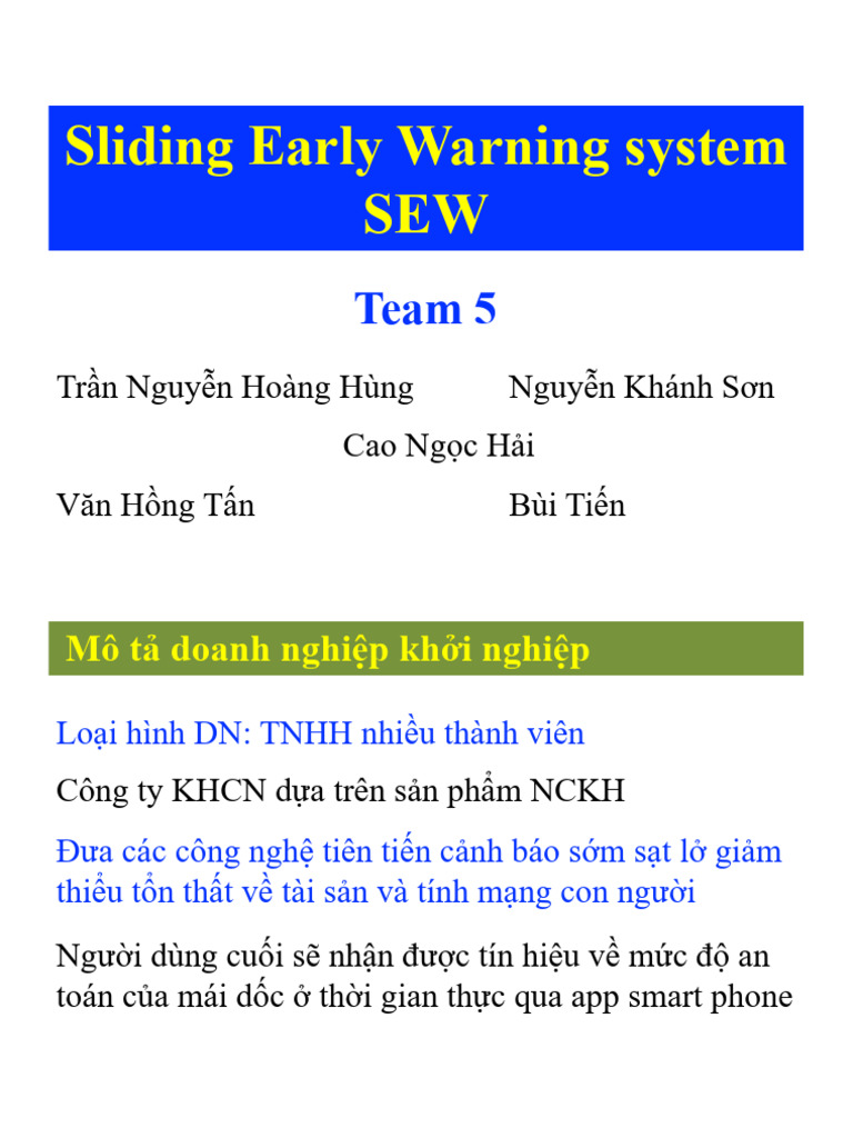 SEW Startup Example | PDF