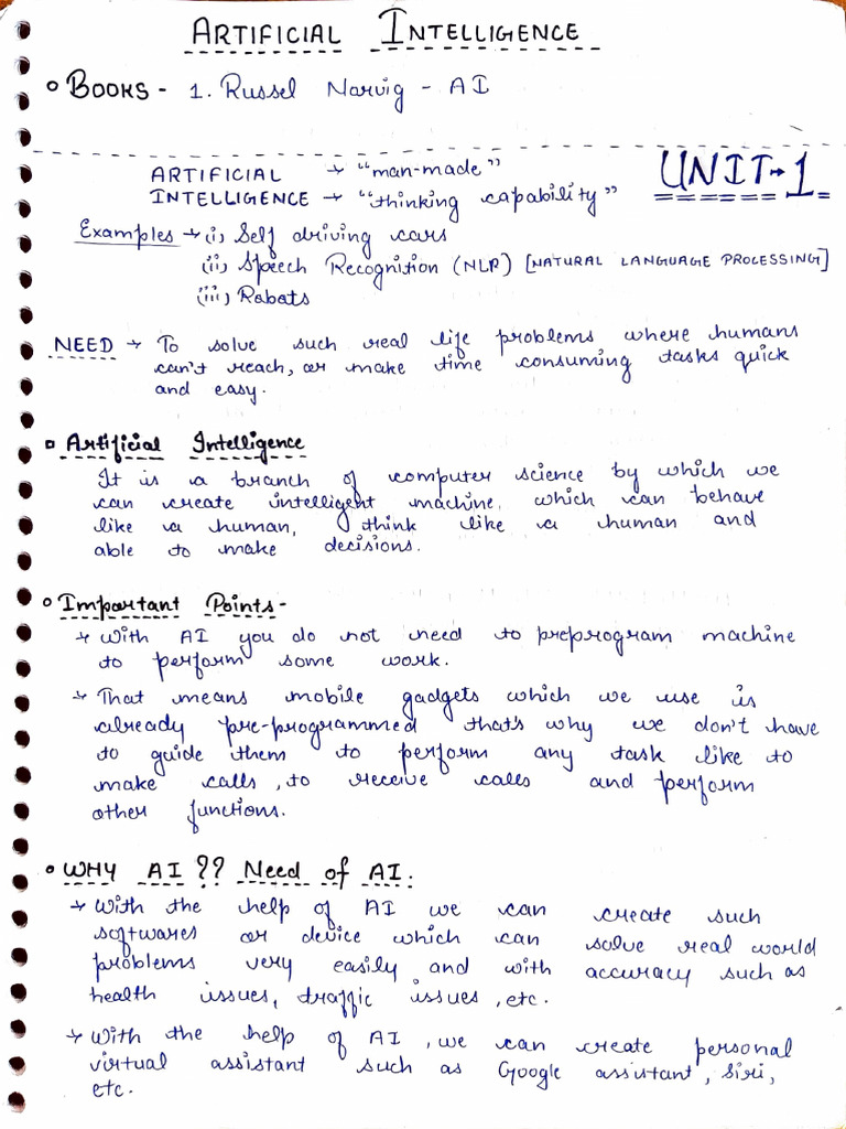 Artificial Intelligence (AL-304) | PDF