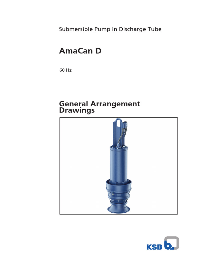 AmaCan D, 60 HZ | PDF | Pump | Discharge (Hydrology)