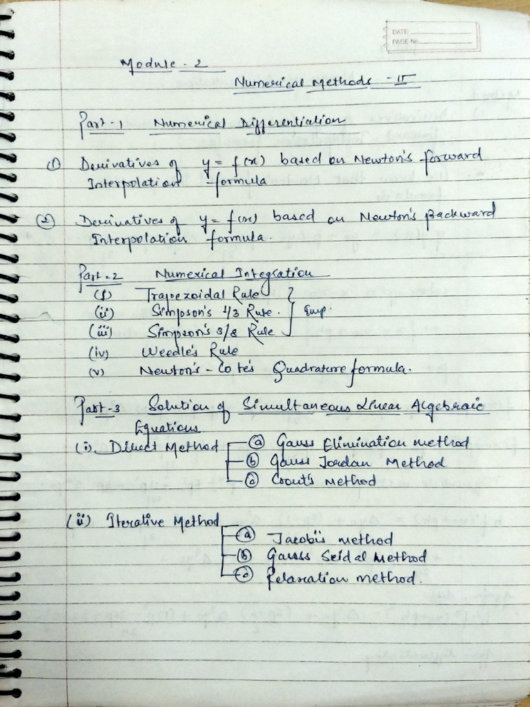 Numerical Methods- 2 | PDF
