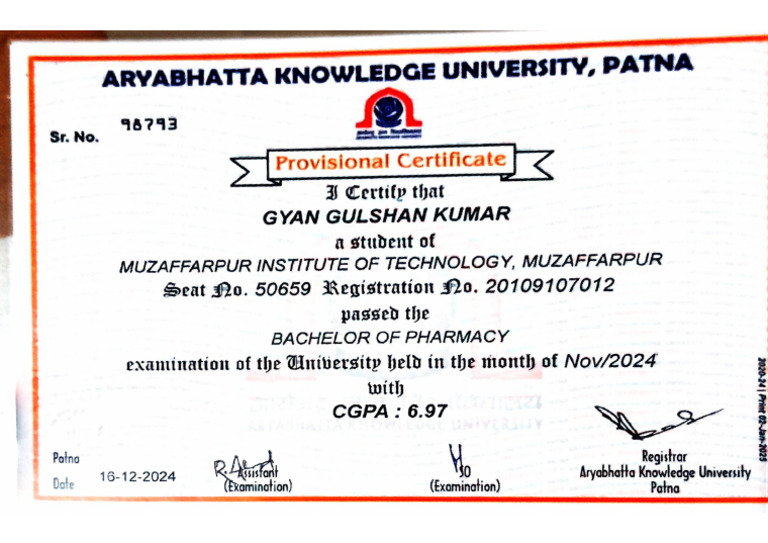 Graduation Certificate | PDF