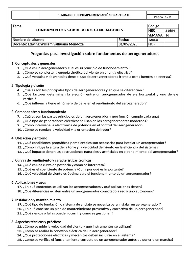 HO SEMANA 16 SEM COMP PRACT 31 05 2025 NRC 31654 | PDF | Poder (Física) | Herida