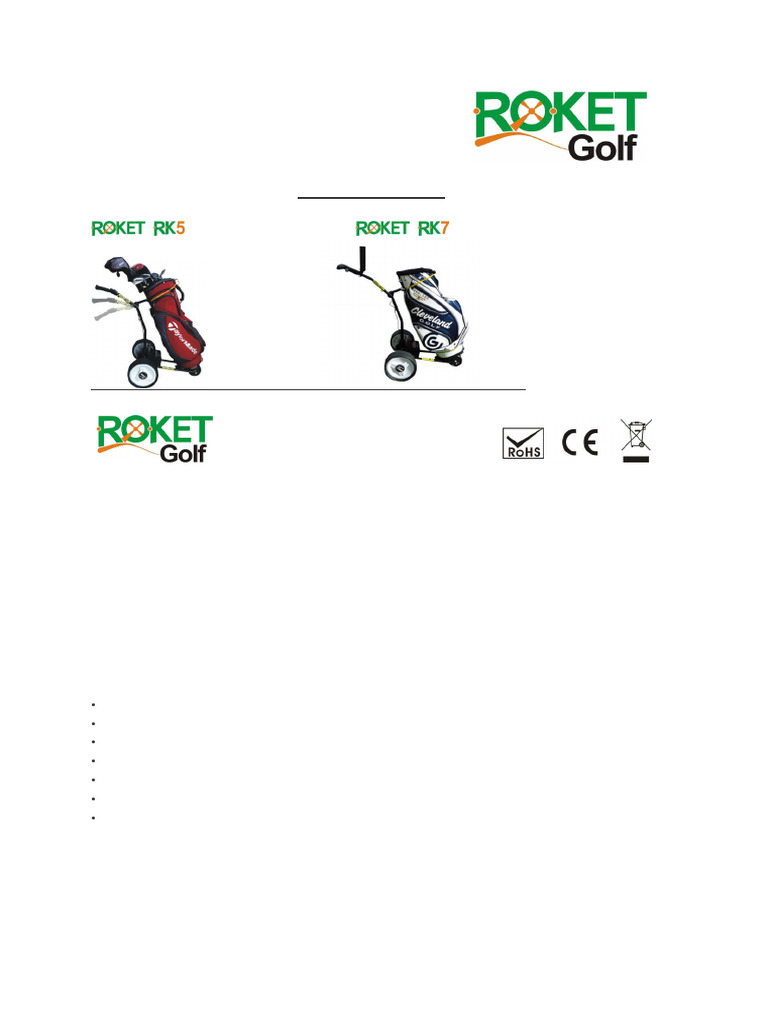 Roket rk5 y rk7 Manual Esp | PDF | Cargador de batería