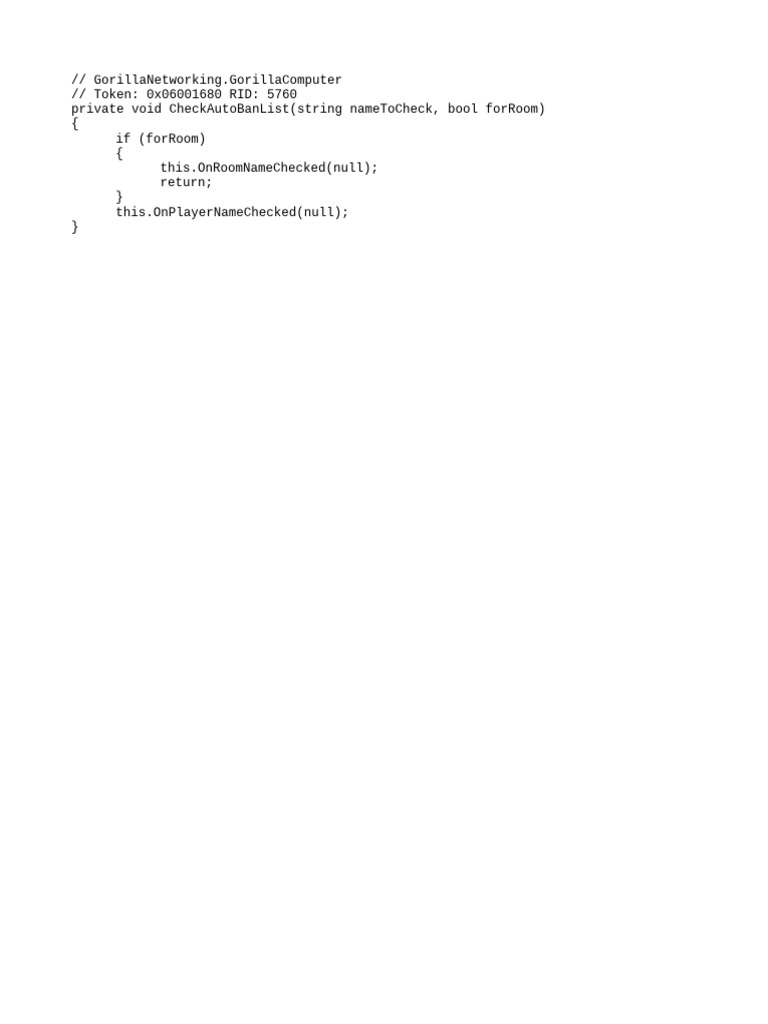 Check Auto Ban List | PDF