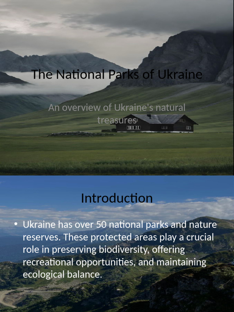 National Parks of Ukraine Overview | PDF