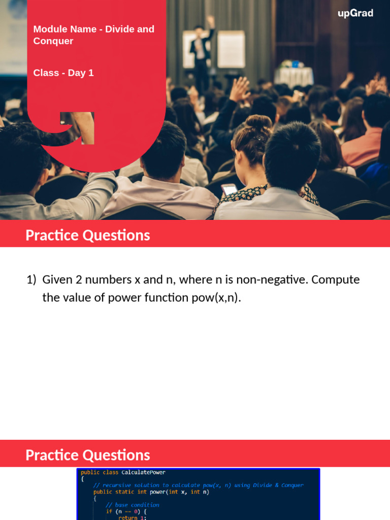 Divide and Conquer 1 | PDF