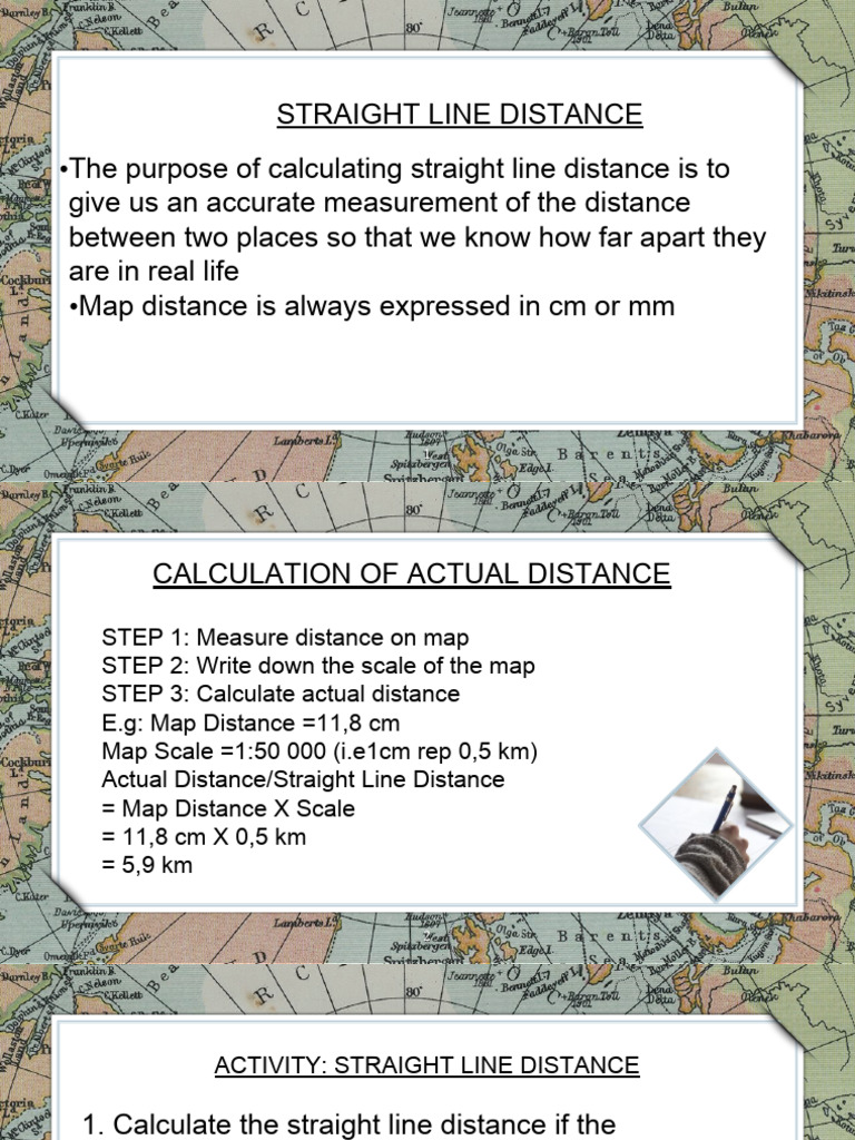 Calculating Straight Line Distance | PDF