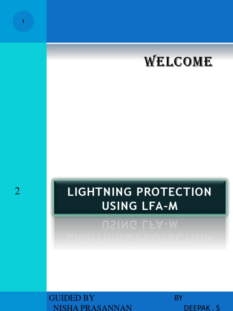 Lightning Protection Using LFA-M Presentation | PDF | Lightning | Electric Arc