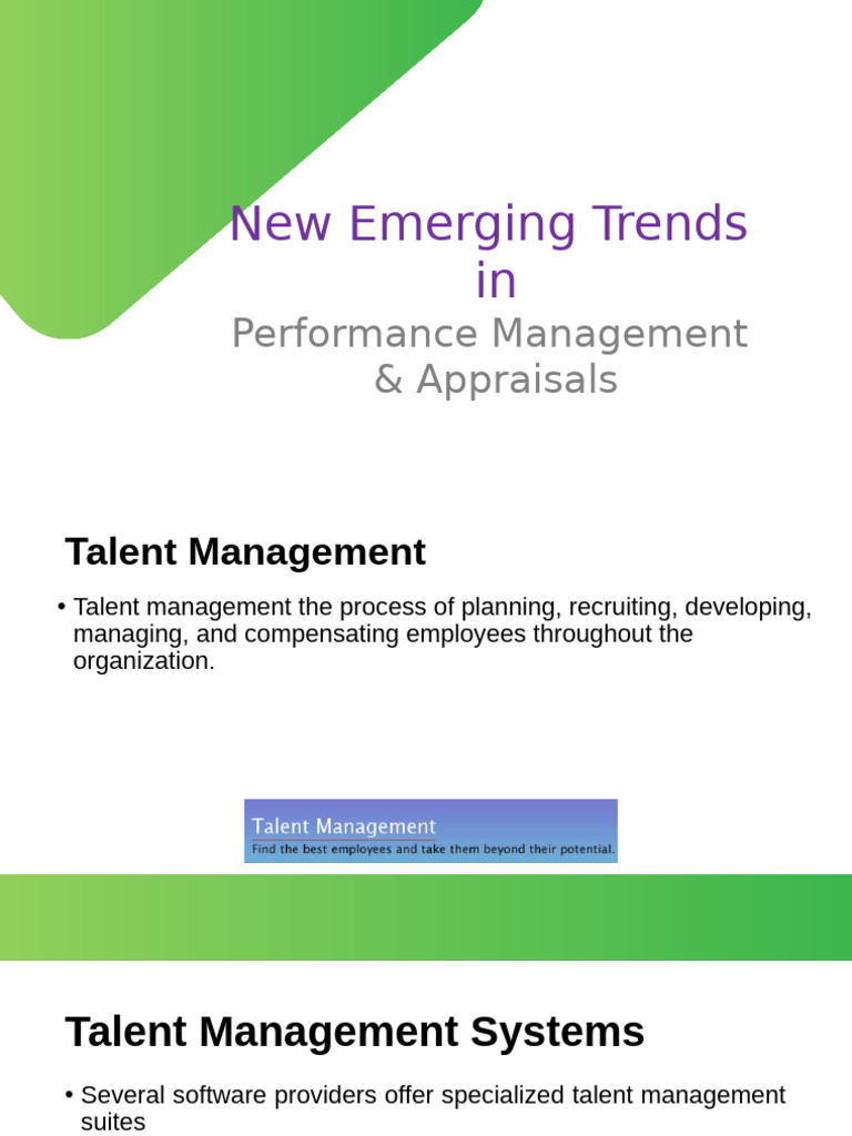 Trends in Performance Management Systems | PDF | Occupational Burnout ...