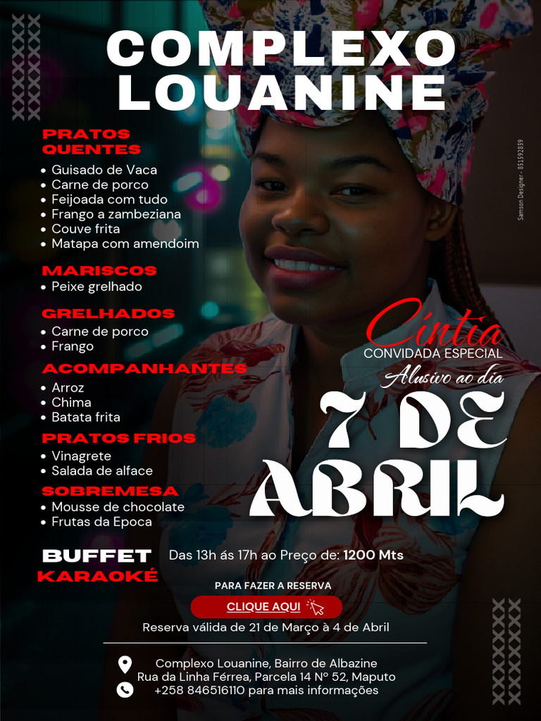 Buffet Especial no Complexo Louanine | PDF