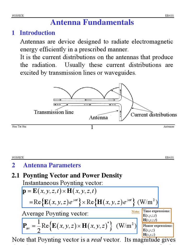 Antenna Fundamentals | PDF | Antenna (Radio) | Polarization (Waves)