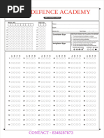 OMR Answer Sheet for 150 Questions | PDF | Writing Implements | Stationery