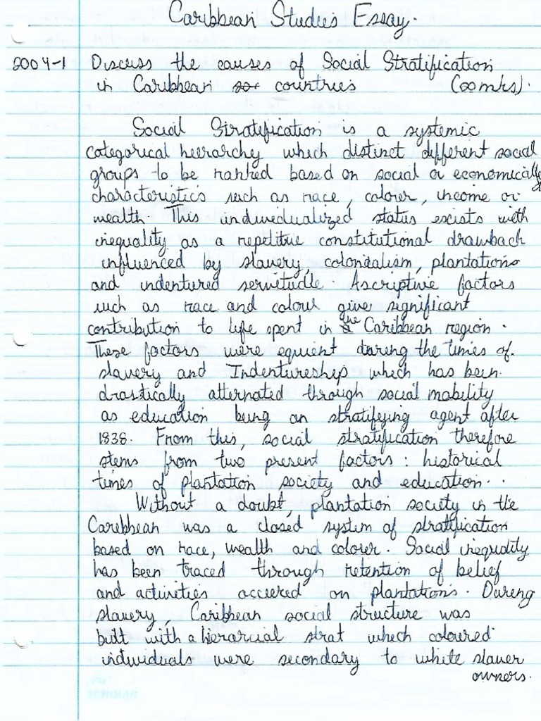 Essay 4 - Social Stratification | PDF