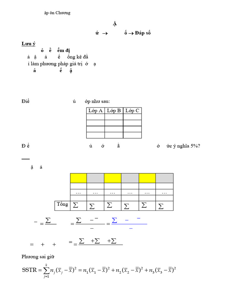 Bai Tap On Chuong 11, 13 2025 | PDF