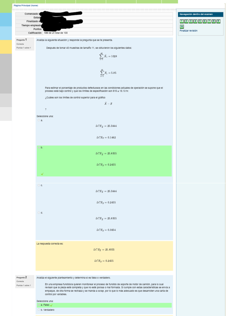 EA5. Gráficos de Control y Porcentaje de Defectos | PDF | Tornillo