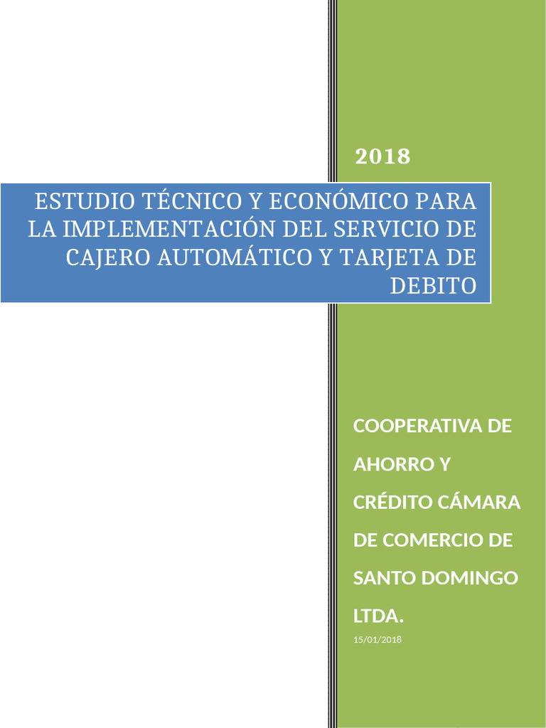 Estudio Tarjetas Coop Ccsd-1 Ok | PDF | Bancos | Tarjeta de débito