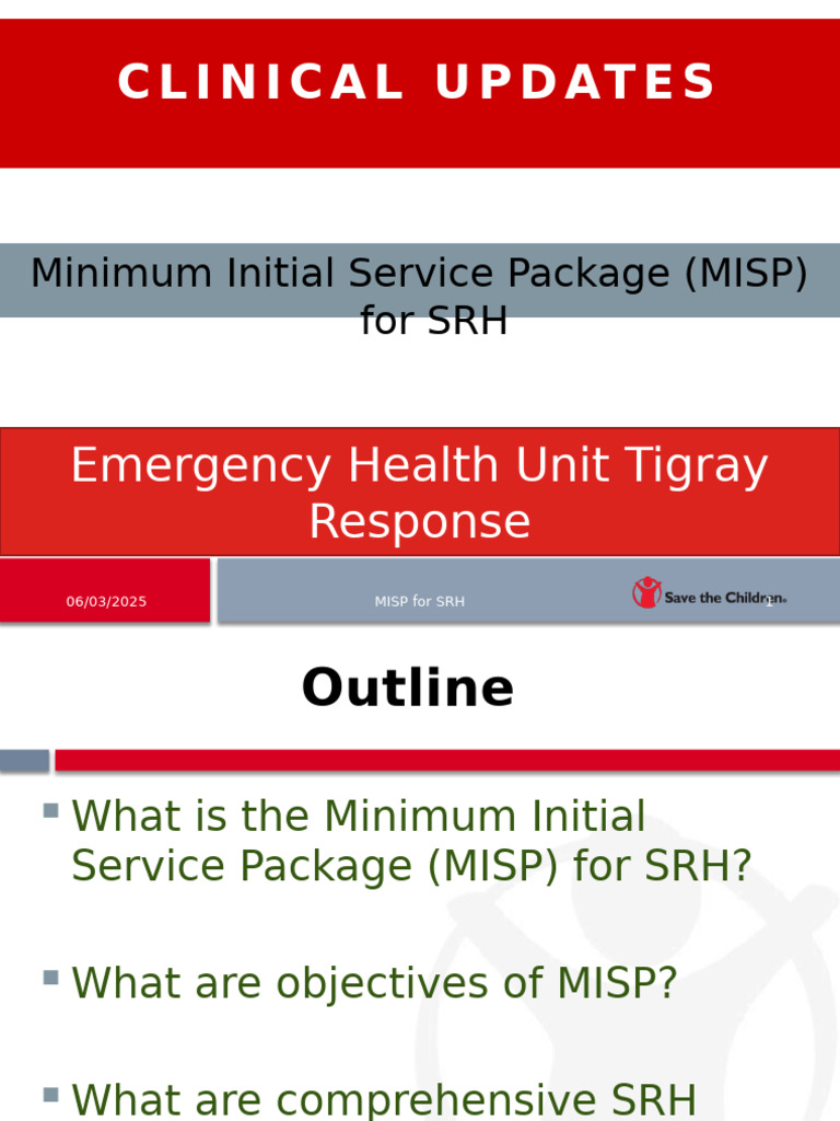 MISP Training - Tigray Responsibility Redae | PDF | Management Of Hiv/Aids | Medical Specialties