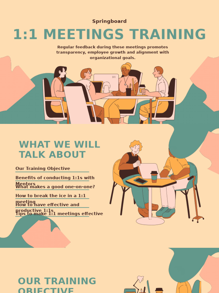 One On One Training Meeting | PDF | Mentorship | Industrial And ...