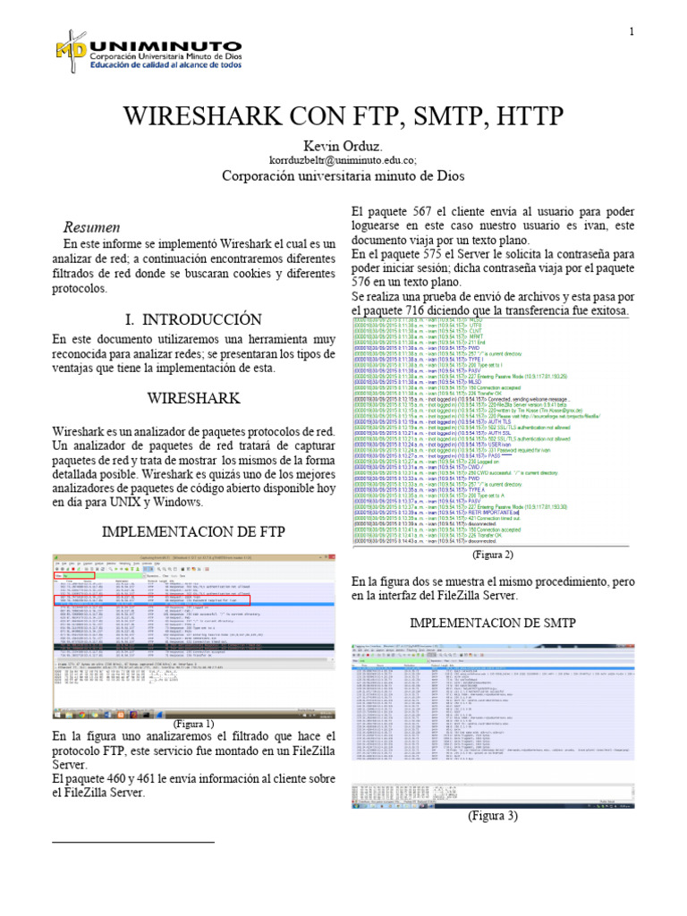 Wireshark Informe Hacking | PDF | Protocolo de transferencia de ...