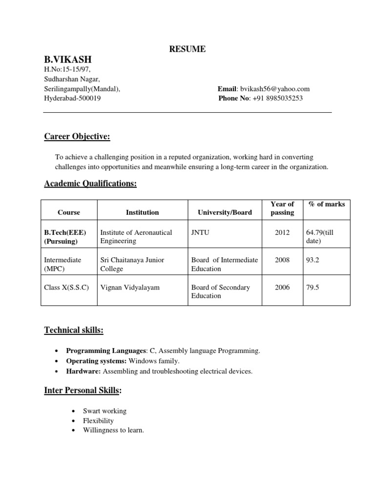 Vikash Resume | PDF | Computers