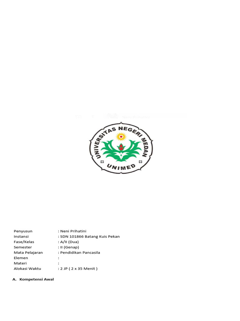 Modul Ajar Neni Prihatini 9243404133 | PDF