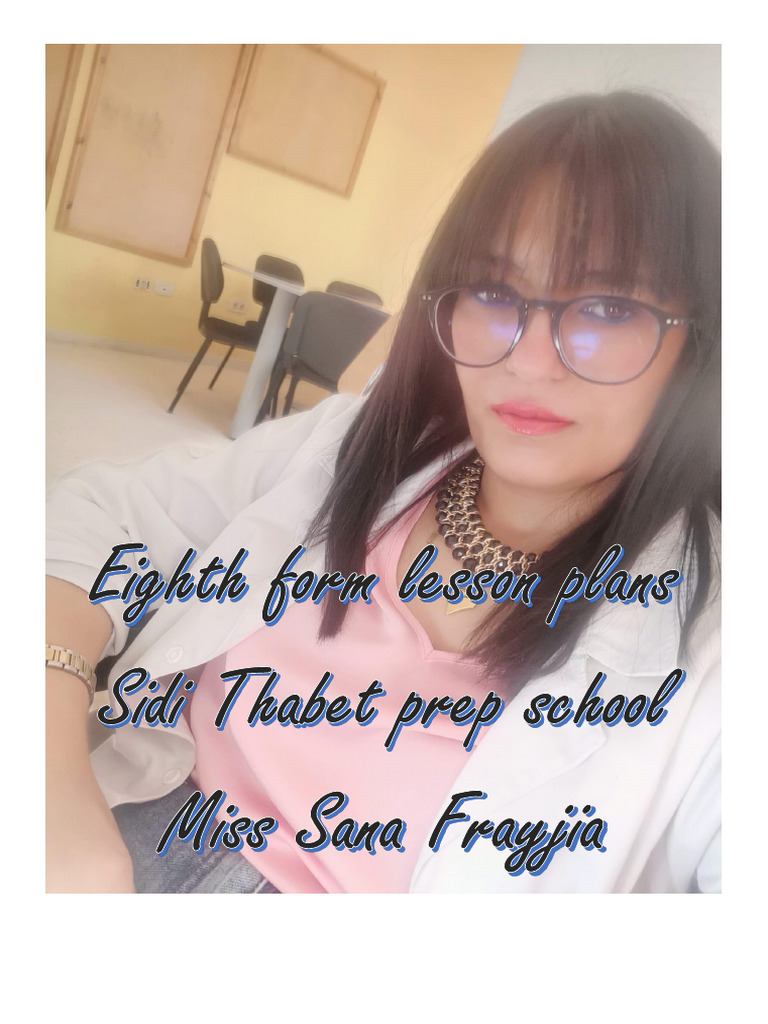 8th Form Lesson Plans Sana Frayjia 2025 | PDF | Academic Degree ...