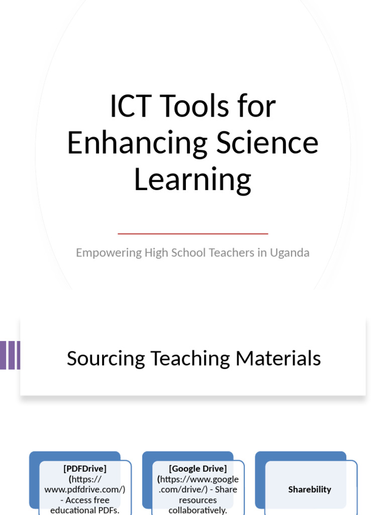 ICT Tools For Science Teachers With Links | PDF | Educational Technology